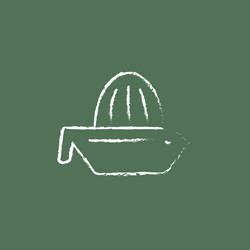 Lemon squeezer hand drawn sketch icon Royalty Free Vector