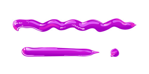 Purple slime stain splash or blob Royalty Free Vector Image