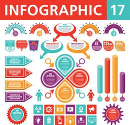 City infrastructure infographics Royalty Free Vector Image
