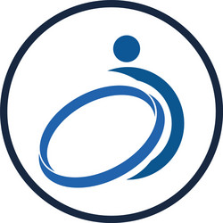 Disability logo design template Royalty Free Vector Image