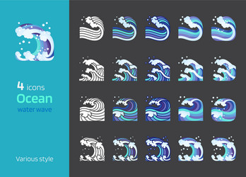 Japan great wave Royalty Free Vector Image - VectorStock