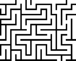 Pixel maze seamless pattern Royalty Free Vector Image