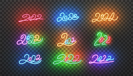Neon Numbers Vector Images (over 31,000)