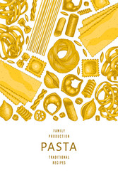 Realistic pasta italian spaghetti shells Vector Image