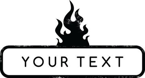 Fire button icon Royalty Free Vector Image - VectorStock