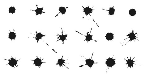 Ink Splotch Vector Images (over 5,300)