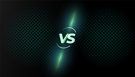 Versus vs competition battle background template Vector Image