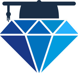 Computer education logo icon design Royalty Free Vector