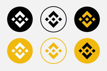 Cryptocurrency logo set set of Royalty Free Vector Image