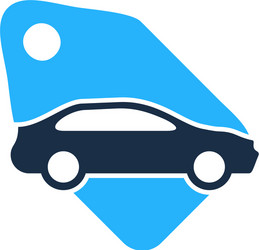 Car shop logo template this design use label Vector Image