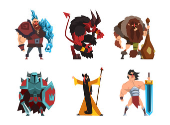 Fantastic magical creature character and monster Vector Image