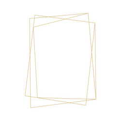 Geometric oval frame ornament decoration line Vector Image