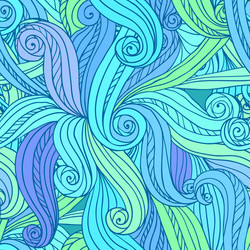 Seamless abstract hand-drawn pattern Royalty Free Vector