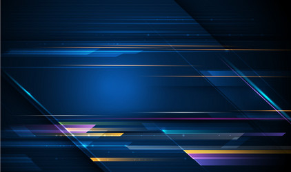 Speed and motion blur over dark blue background 4 Vector Image