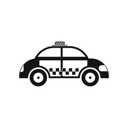 London black cab icon simple style Royalty Free Vector Image