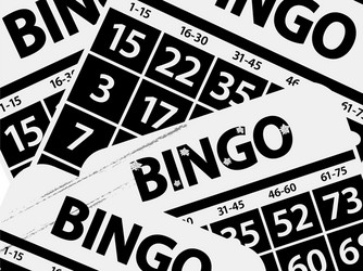 Black and White Bingo Vector Images (over 3,500)