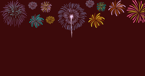 Firecrackers template Royalty Free Vector Image