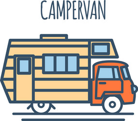 Motorhome Line Drawing Vector Images (over 240)