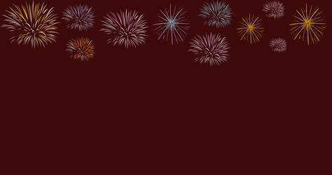 Firecrackers template Royalty Free Vector Image