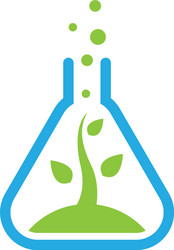 Natural lab logo icon Royalty Free Vector Image