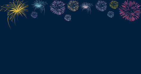 Firecrackers template Royalty Free Vector Image