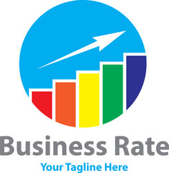 Business finance logo and symbols concept Vector Image