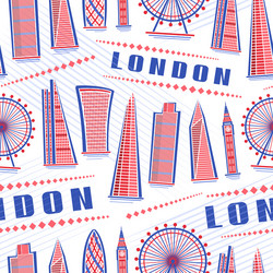 London seamless pattern Royalty Free Vector Image