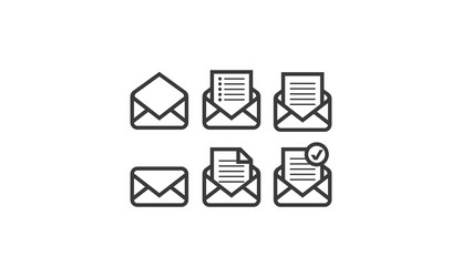 Email Logo Black and White Vector Images (over 10,000)