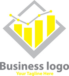 Up business chart logo designs Royalty Free Vector Image