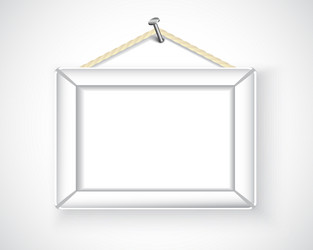 White frame Royalty Free Vector Image - VectorStock