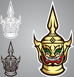 Giant-thai-yark-linethai-emblem-logo-2019-02 Vector Image