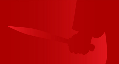 Killers knife Royalty Free Vector Image - VectorStock