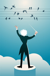 Music maestro Royalty Free Vector Image - VectorStock