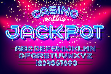 80 s purple neon retro font futuristic metal Vector Image