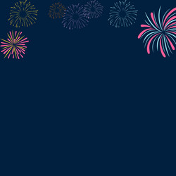 Firecrackers template Royalty Free Vector Image