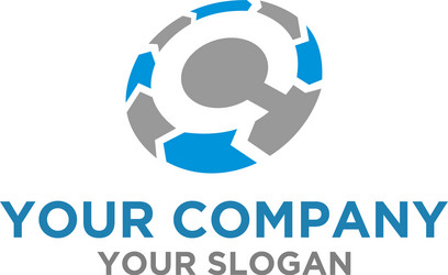 Global recycle logo design Royalty Free Vector Image