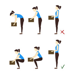 Heavy Box Lifting Cartoon Vector Images (over 500)