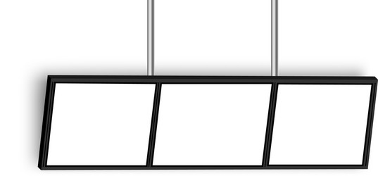 Tv wall mount icon flat Royalty Free Vector Image