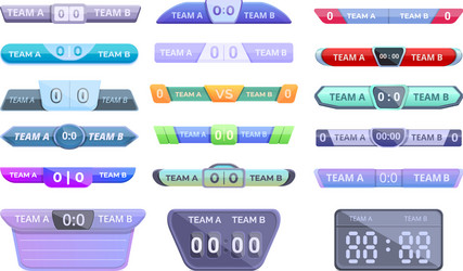 Cartoon Soccer Scoreboard Vector Images (over 190)