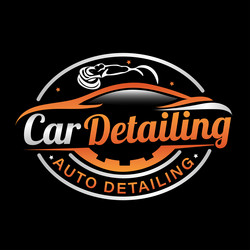 Mobile detailing car wash automotive Royalty Free Vector