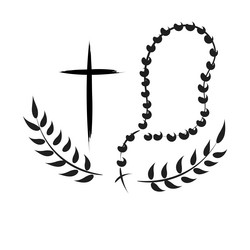 Christian symbol design for print Royalty Free Vector Image