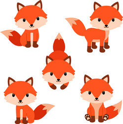 Cute mouses flat Royalty Free Vector Image - VectorStock