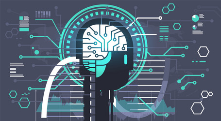 Brain neurons activity medicine thinking Vector Image