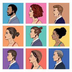 Nine Cartoon Vector Images (over 3,400)