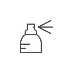 Modern spray bottle logo Royalty Free Vector Image