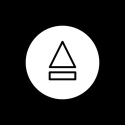 Table tennis solid icon ping-pong bats Royalty Free Vector