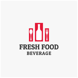 Food and beverage logo design inspirations Vector Image