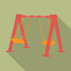 Children Play Swing Vector Images (over 7,600)