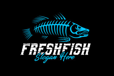 Logo Fish Skeleton Vector Images (over 930)