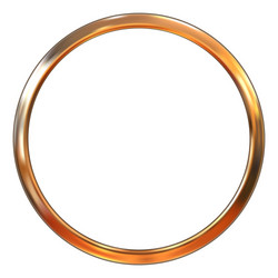 Frame gold ring Royalty Free Vector Image - VectorStock